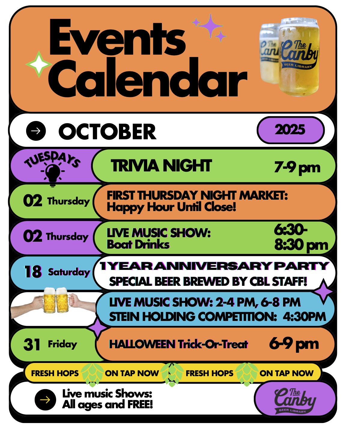 Food Carts-Canby Beer Library | OREGON CITY BREWING CO.